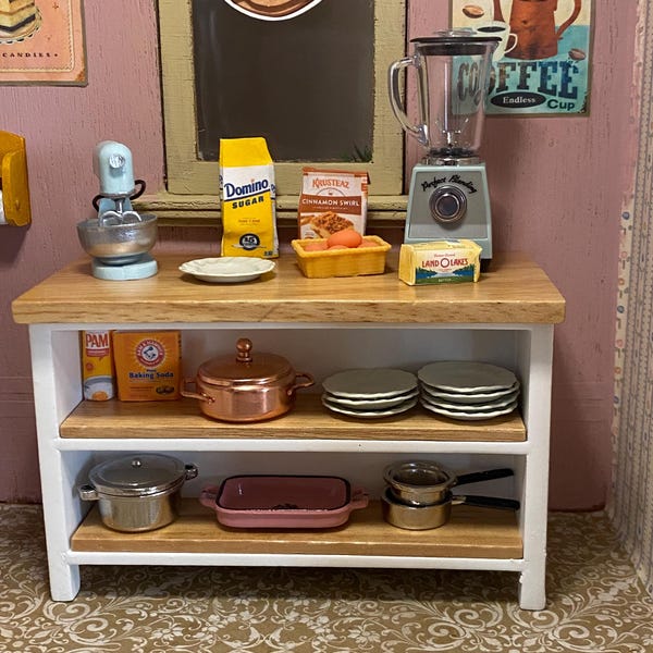 Printable Miniature Baking Packages for Dollhouse, Model or Diorama - Etsy