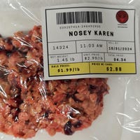 Fake Meat Label Template | Editable Road Kill Butcher Labels | Funny ...