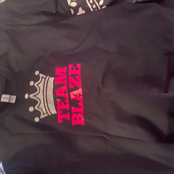 Glitter Custom Pageant Team Shirts, Customizable Pageant Family T ...