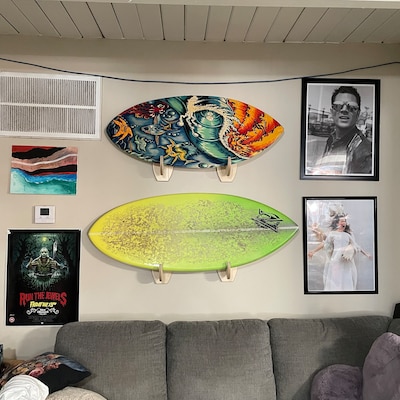 Wall Mount Surfboard Display - Etsy