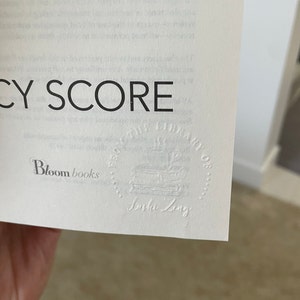 Skeleton, Flowers, Books, Sunflowers Custom Book Embosser Personalized ...