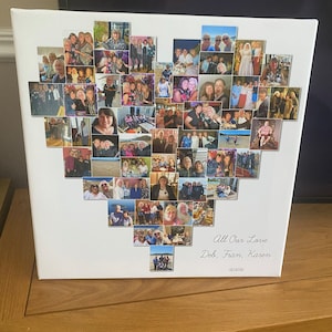 Heart Shaped Collage Design. A Collection of Your Favourite Pictures ...