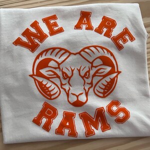 Ram Svg, Rams Svg, We Are Rams, School Pride Mascot Cut File Printable ...