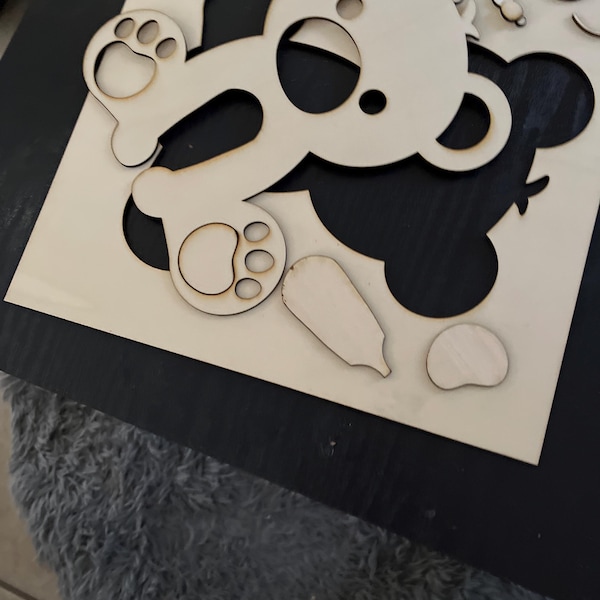 Teddy Bear SVG Cricut,baby Bear Svg,woodland Animals,layered,dxf,teddy ...