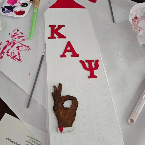 Sorority and Frat Hand Symbols Laser Cut Unfinished Wood Ready to Paint ...