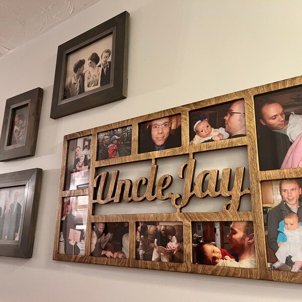 Custom Text Picture Frame - Picture Frame Collage - Collage Picture ...