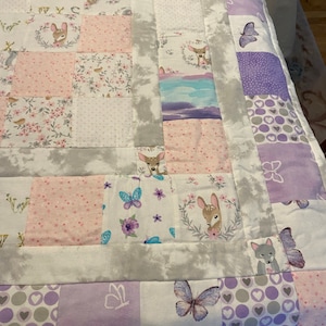 Flying Triangles Baby Quilt PDF Pattern - Toddler Quilt Pattern ...