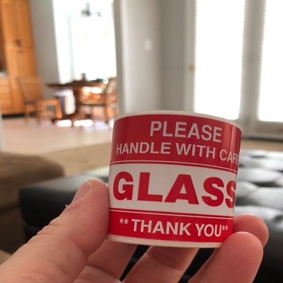 This End up Arrow Labels Shipping Warning Handling Stickers 4x8 Label ...