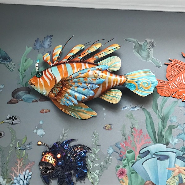 Dragonfly Inspiring Metal Wall Decor Made Unique With Capiz Shells ...