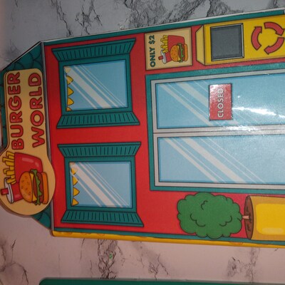 Printable DIY Project make Your Own Fast Foods Restaurant, Kids ...