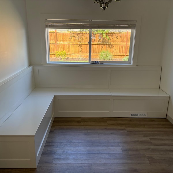 Custom Corner Bench With Storage for Baseboard Heating Spaces - Etsy