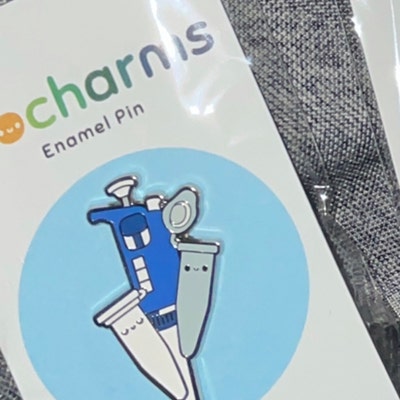 Happy Pipette Enamel Pin, Scientist, Cute Biology Gift, Chemistry, MLS ...