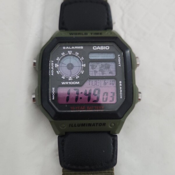 Casio AE-1200 Gradient Filter Screen - Etsy