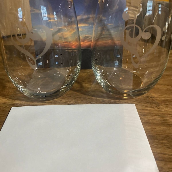 Fire Fighter Etched Pint Glasses, Fire Fighter Emblem Glass, Etched ...