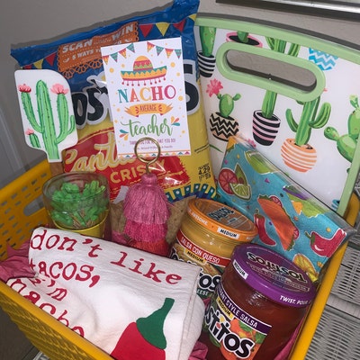 Nacho Average Teacher Teacher Appreciation Favor Gift Tags - Etsy