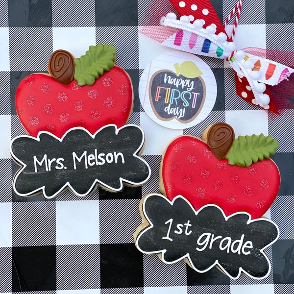 Nancy Apple Plaque Cookie Cutter - Etsy