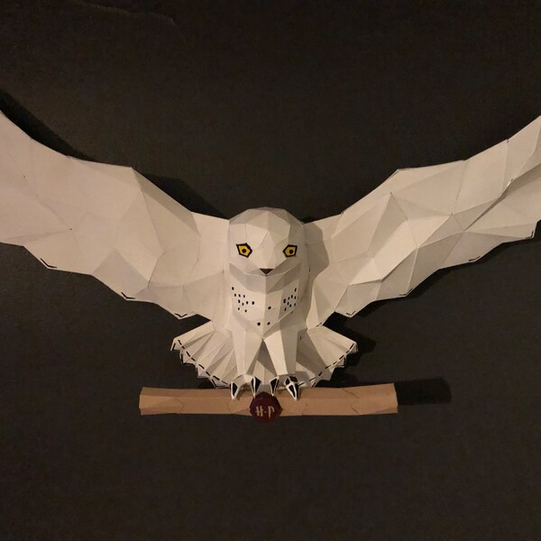 DIY Papercraft Owl,3d Owl Model,origami Owl,owl Templates,sitting Owl ...