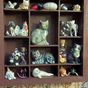 Wooden Curiosity Cabinet Printer Tray Letterbox Display, Rock Display ...