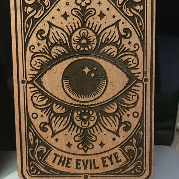 The Evil Eye Tarot Card SVG PNG, Witchy Evil Eye Sublimation Design ...