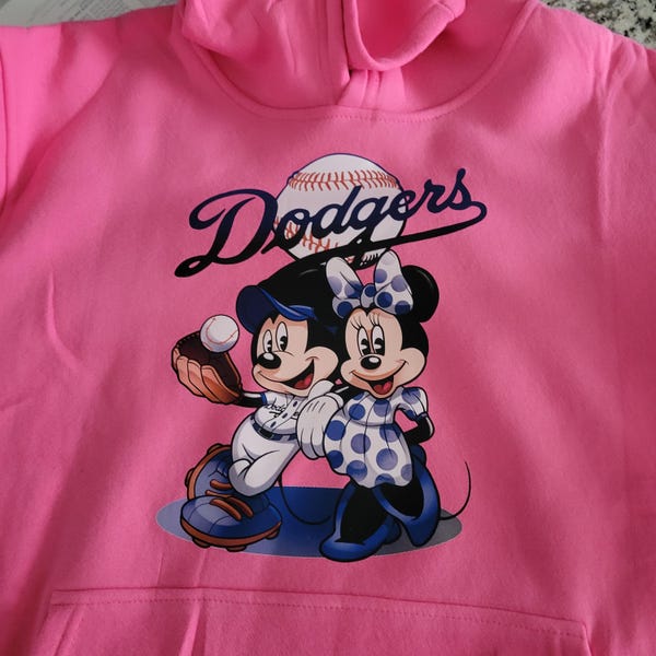 Dtf Ready to Press Dodgers Baseball Mickey and Minnie Mouse Direct to ...