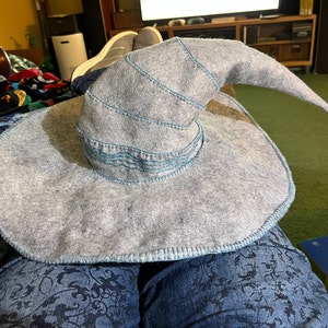 Wizard Hat Pattern Witch Hat Leather DIY Pdf Download Video Tutorial - Etsy