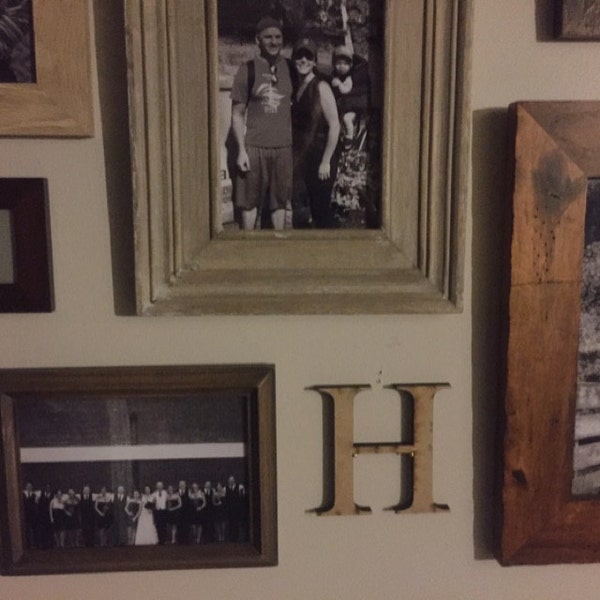Wooden Letter H: Unpainted Wall Decor - DIY Nursery or Wedding - Etsy