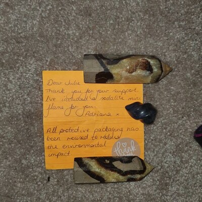 RARE Rhodochrosite Point Aka Inca Rose Stone/raspberry Spar Crystal ...