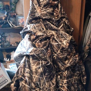 True Timber Snowfall Satin Camo Fabric by the Yard - Etsy