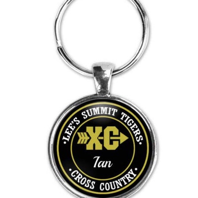 Cross Country Key Chain, Custom, Team Gift, Personalized, Runner, Long ...