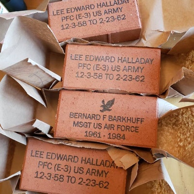 Engraved Brick, Personalized Engraved Permanent Memorial Brick for ...