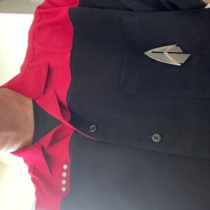 Magnetic Captain Rank Pips From Star Trek: Picard 2020 Silver Rounded ...