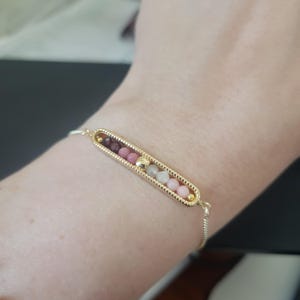 Tourmaline Pearl Protection Bracelet14kgf Adjustable Bracelethealing ...
