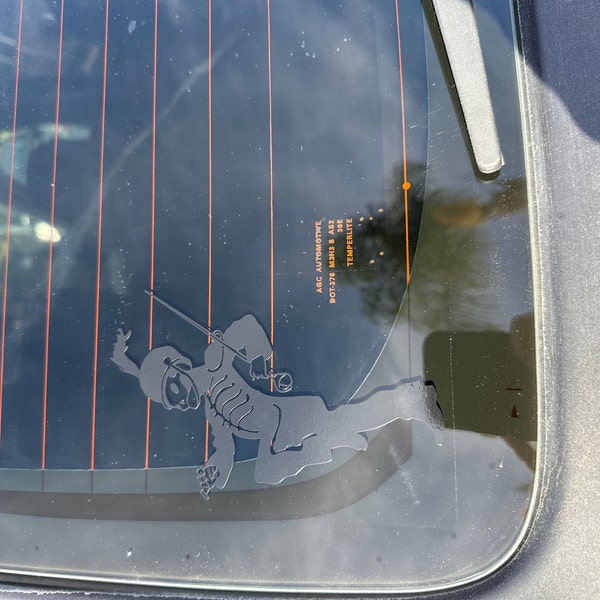 Calvin and Hobbes log Decal - Etsy