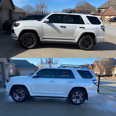 Vinyl Wheel Blackout Overlays for Toyota 4runner Limited 20 Wheels With ...