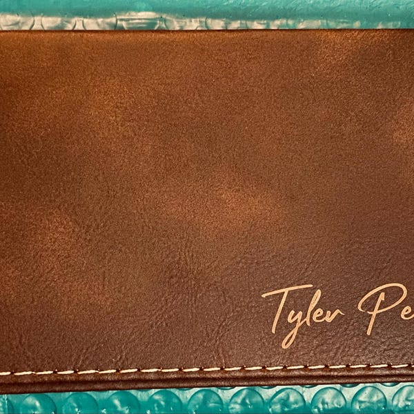 Personalized Checkbook Cover, Leather Checkbook, Checkbook Wallet and ...