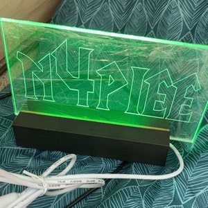 Dj Led Sign, Personalized Dj Gift, Dj Logo Design, Dj Lights, Music ...