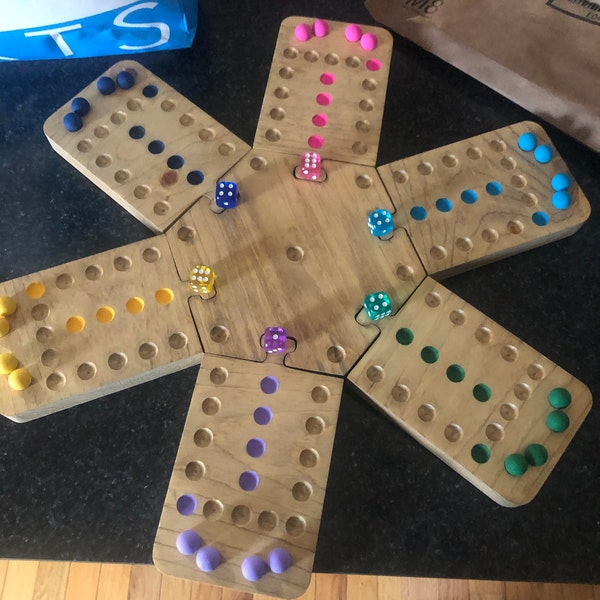 Aggravation Marble Board Game 2 3 4 5 6 Players 17 Inches Across ...