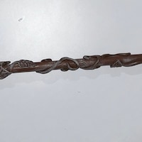 Brown Vine Leaf Wizard Wand / Wood Magic Wand / Fantasy Wand / Master ...