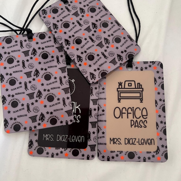 Teacher Hall Passes-classroom-office Pass-nurse Pass - Etsy