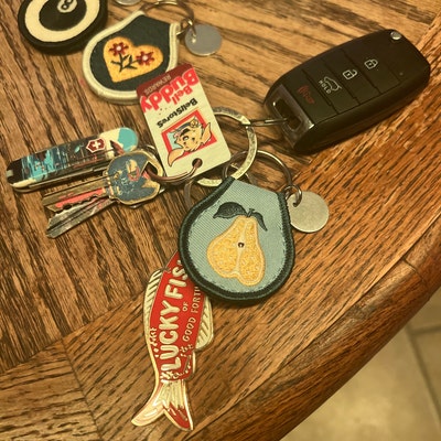 Patch Keychain Classic Heart - Etsy