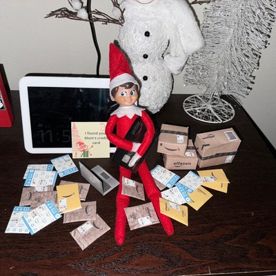 Christmas Elf Sized Elfazon Envelopes amazon Elf Prop Idea Digital ...