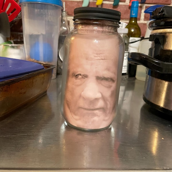 Halloween Decoration YOUR FACE in Jar, Scary Halloween Décor, Halloween ...