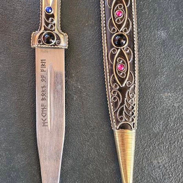 Medieval Cross Handmade Dagger | Antique Sword | Best Quality | Wedding ...