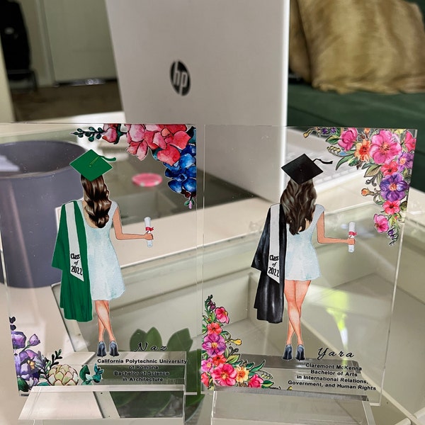 Custom Graduation Gift for Her ， Personalized Graduation Keepsake Print，personalized Gift， High ...