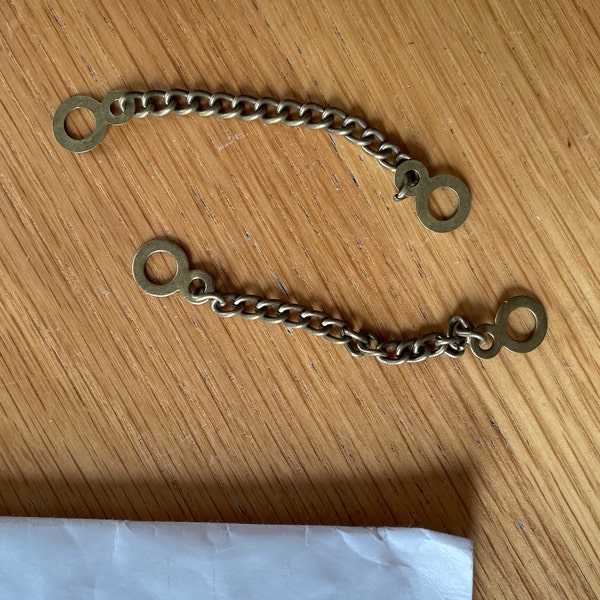 Coat Hanging Loop 90mm / Brass or Gold / Chain to Hang Coat, Coat ...