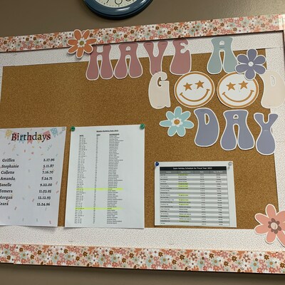 Farm Animals Bulletin Board Kit, Farm Decor Cows Bulletin Board Modern ...