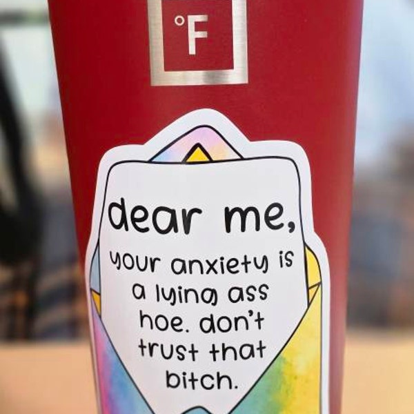 Your Anxiety is Lying Sticker, Mental Health Sticker, Don't Trust Your ...