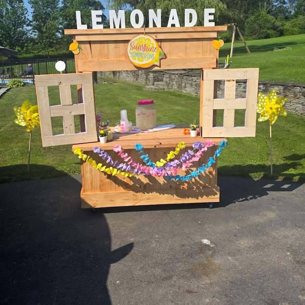 Lemon - Kids Lemonade Stand DIY Building Guide - Etsy