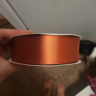 Rust Double Face Satin Ribbon Choose Width / Length - Etsy