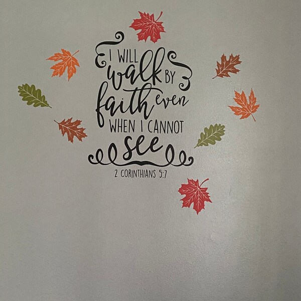Fall Leaves Wall Decals - Autumn Leaves - Earth Day - Fall Home Decor ...